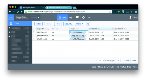 Uploading A File Using The Parse Php Sdk V10x Web Niraj